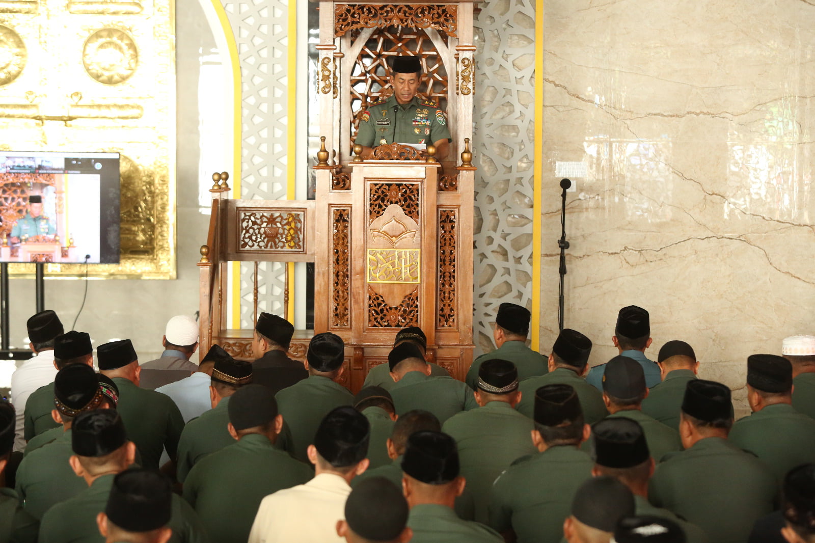 Kodam IM gelar Do’a bersama dalam rangka HUT TNI Ke 78 tahun 2023 dan peringatan Maulid Nabi ...