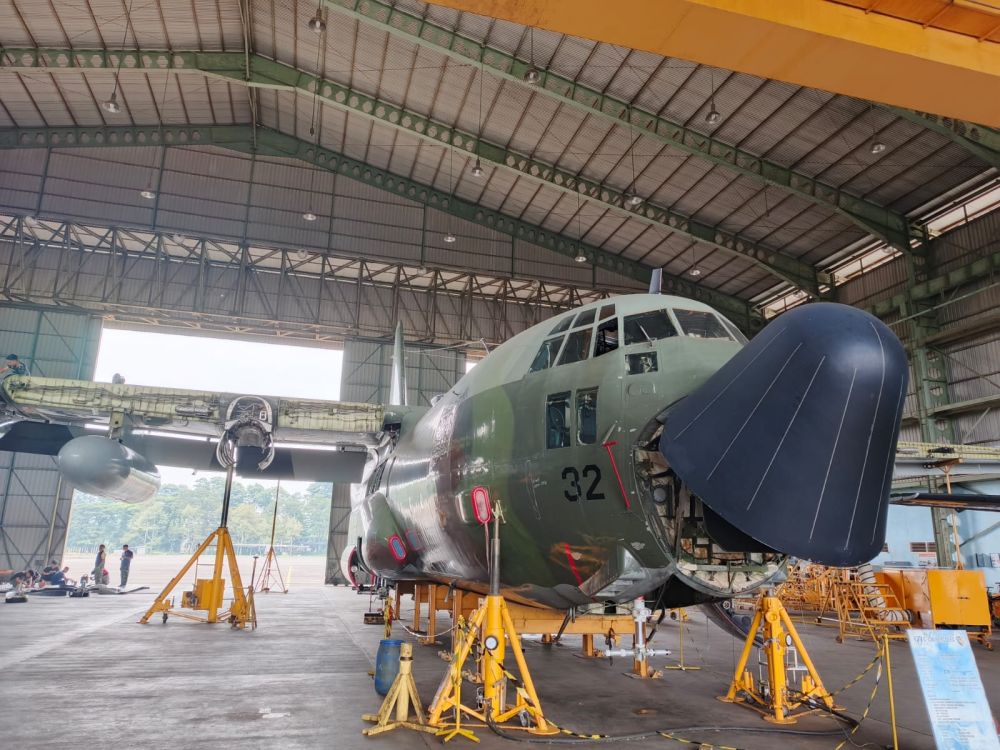 Mengintip Bengkel Pesawat TNI AU di Lanud Abdulrachman Saleh Malang - oketrend.id
